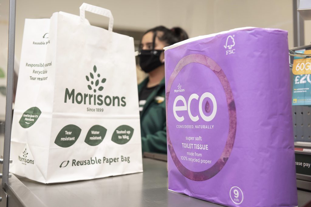Morrisons launches plastic-free toilet and kitchen roll packaging ...