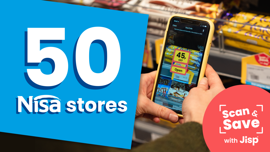 Nisa extends Jisp’s Scan & Save to over 50 Nisa stores