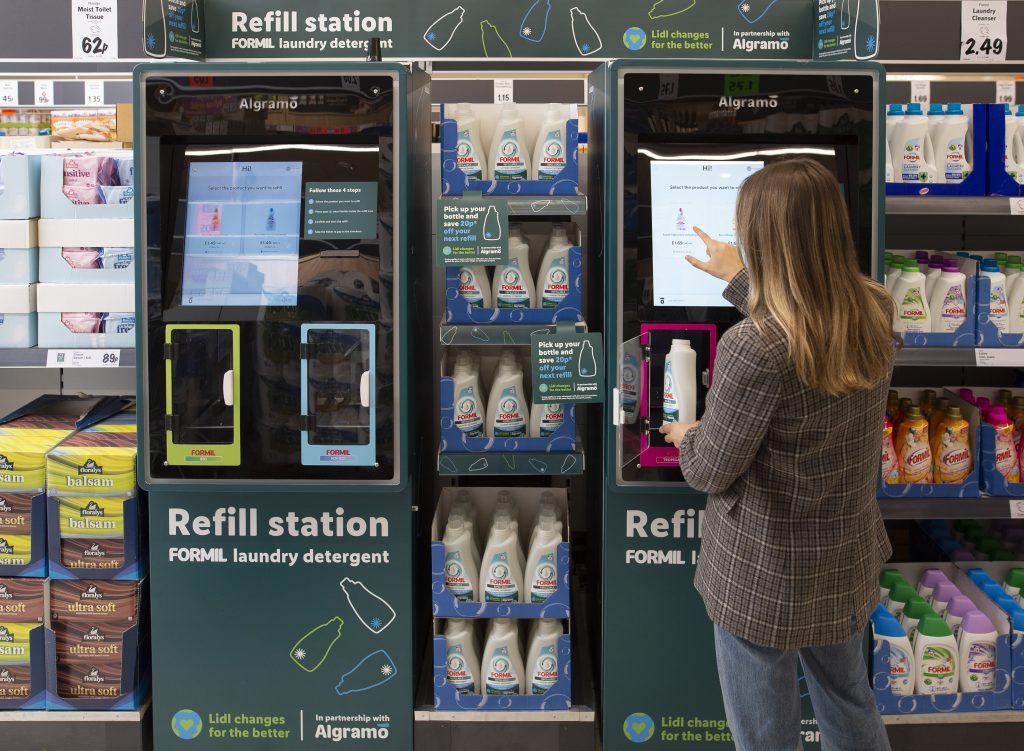 Lidl launches UK's first 'smart' laundry refill station