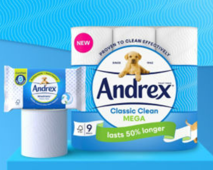 Andrex launches new family-size pack that last 50% longer - Grocery ...
