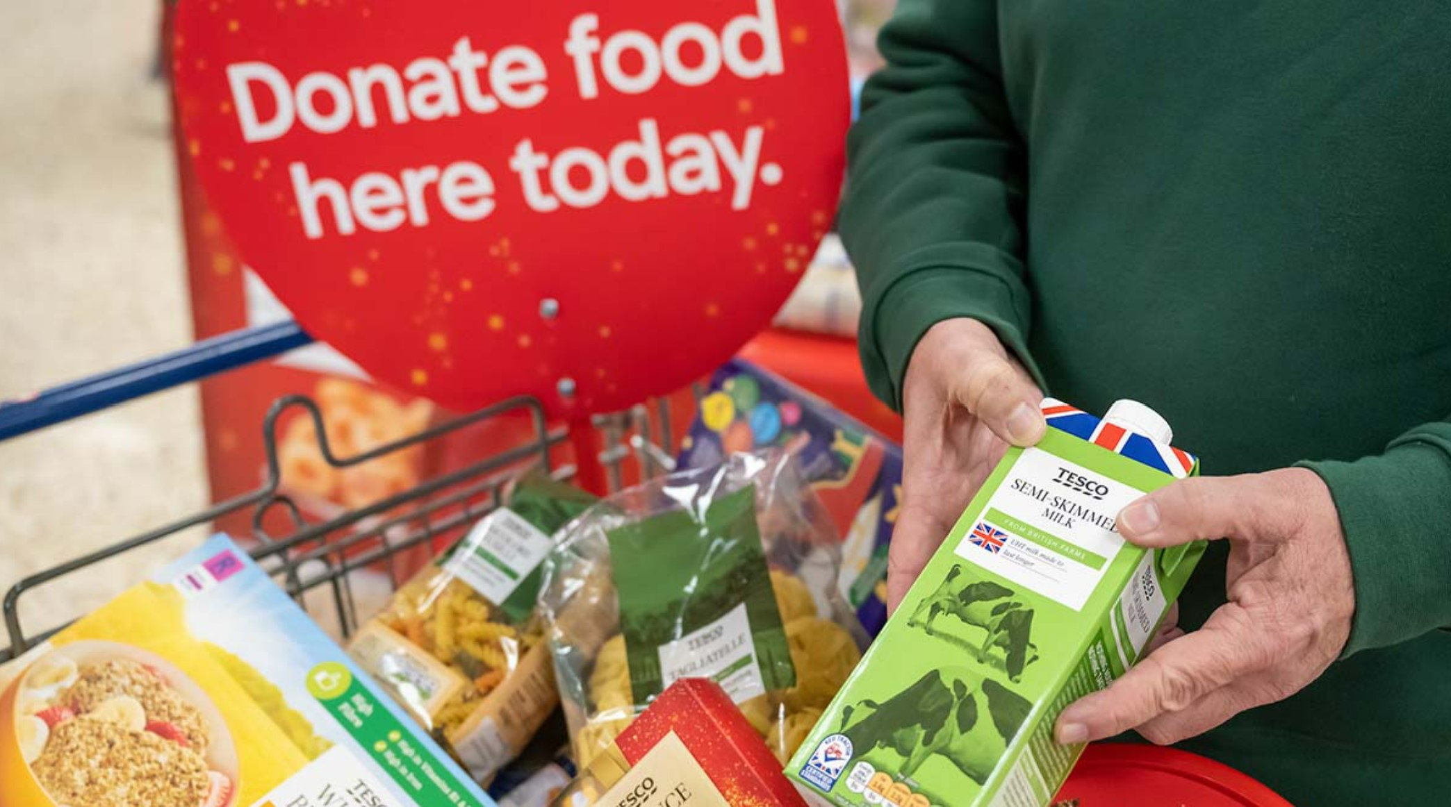 Tesco rolls out tenth annual food collection to support local food banks