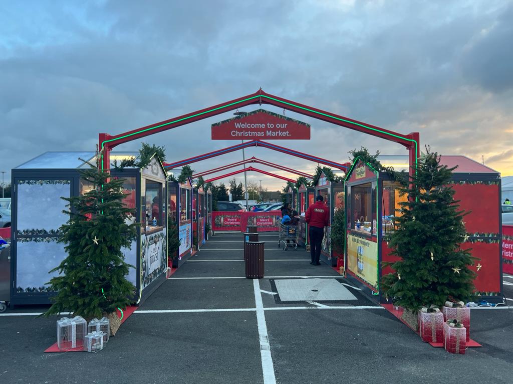 In pictures: Tesco's free pop-up Christmas Market - Grocery Gazette ...