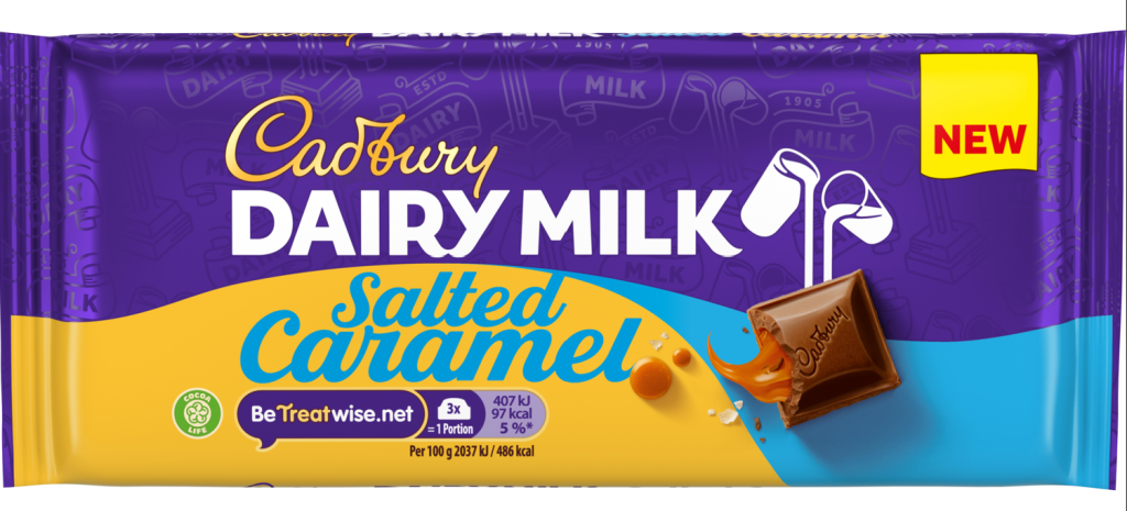 Cadbury launches new Dairy Milk salted caramel range