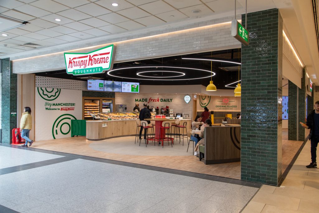 Krispy Kreme opens new shop inside Manchester Arndale shopping centre ...