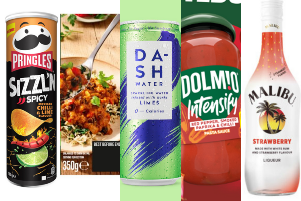 Five new products: Pringles, Beyond Meat, Dash Water, Dolmio, Malibu