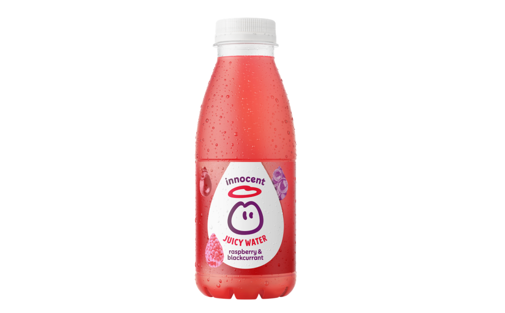 Innocent Drinks revamps 'Juicy Water' range with new look