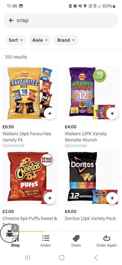 Uber Eats launches 'sponsored items' with PepsiCo tie-up