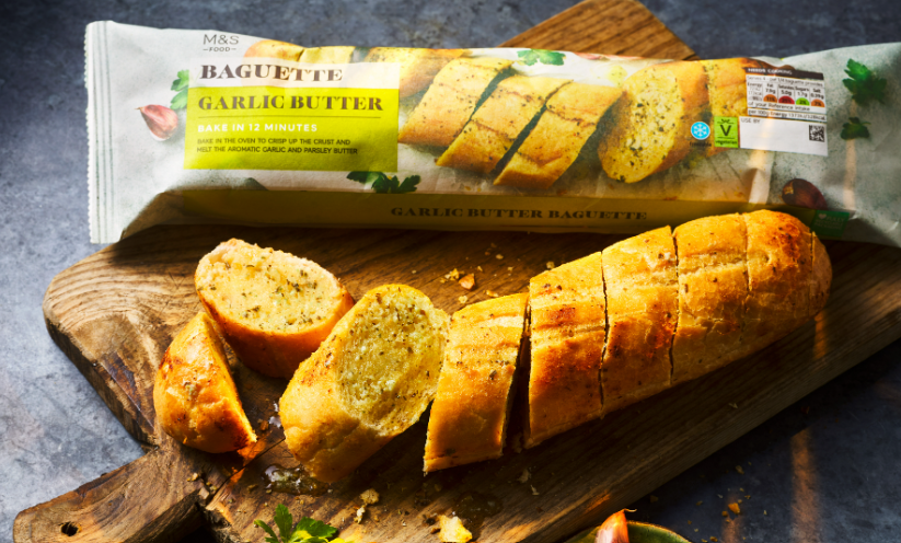 M&S becomes first retailer to use paper packaging on garlic baguettes