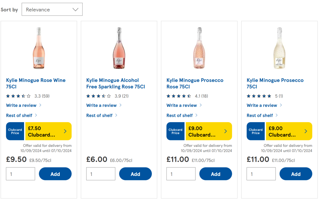 Kylie Minogue wine sales soar over summer months