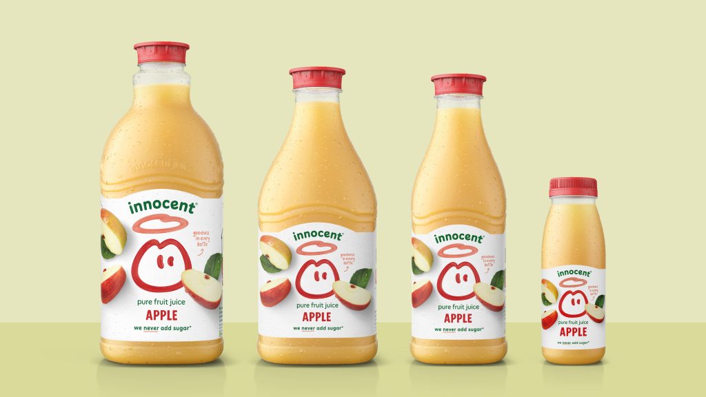 Innocent Drinks refreshes packaging design across full-range
