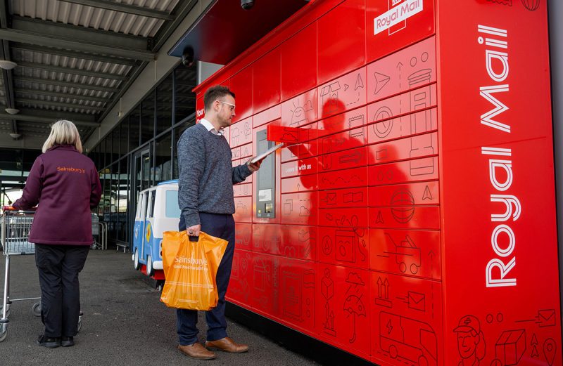 Sainsbury's and Royal Mail roll out parcel lockers across UK