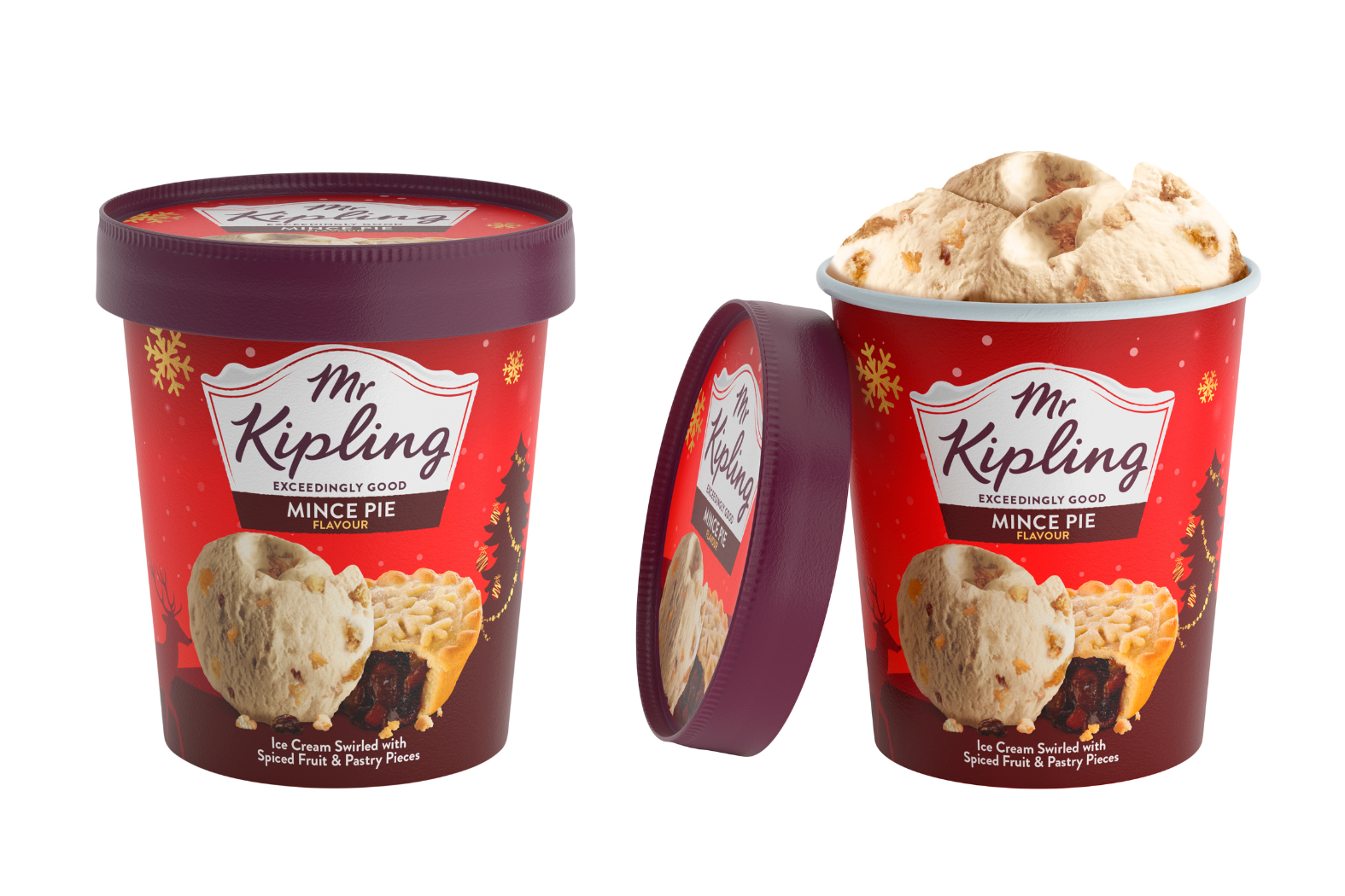 Mr Kipling expands frozen treat range with new Mince Pie ice cream