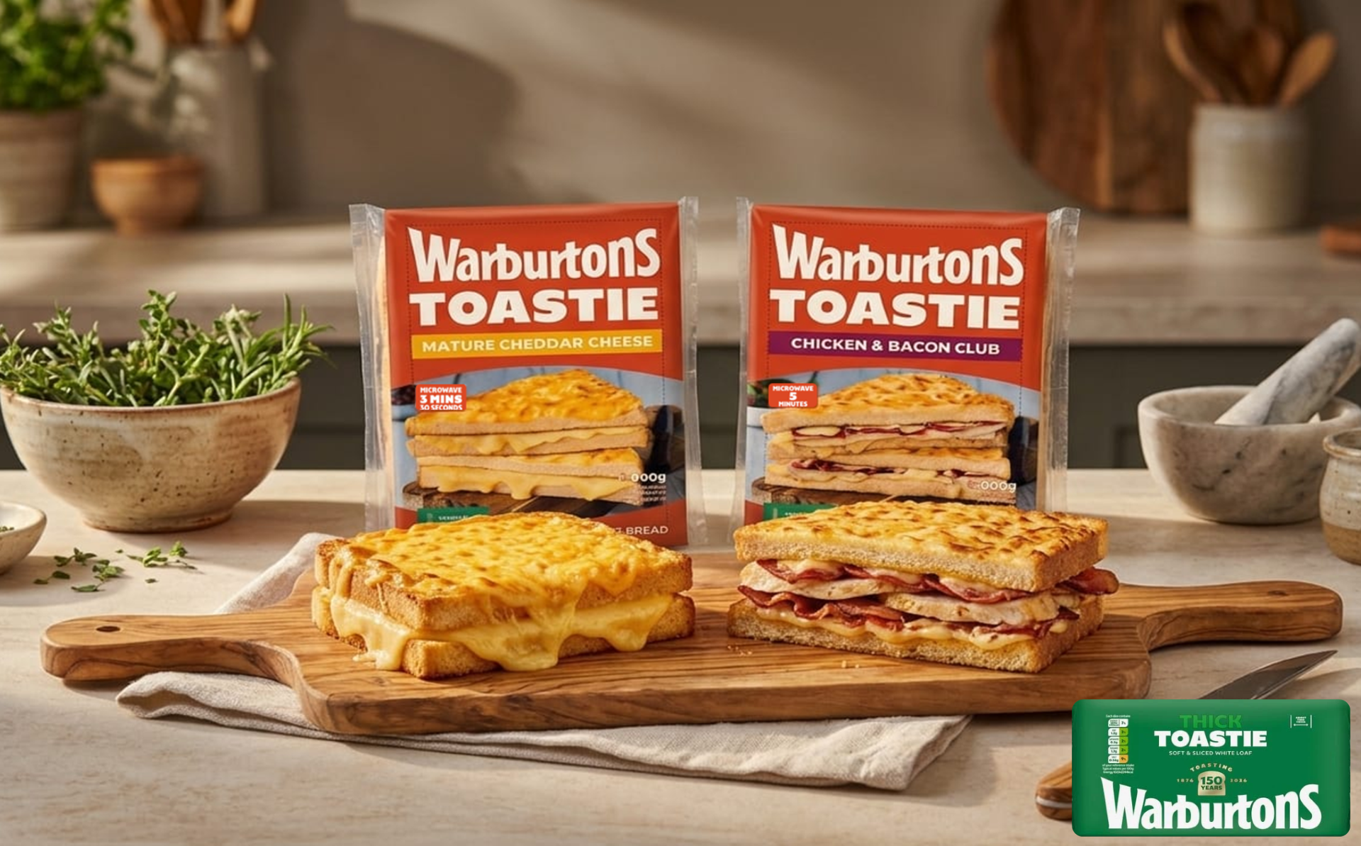 Warburtons makes frozen toasties debut with Iceland and Food Warehouse ...